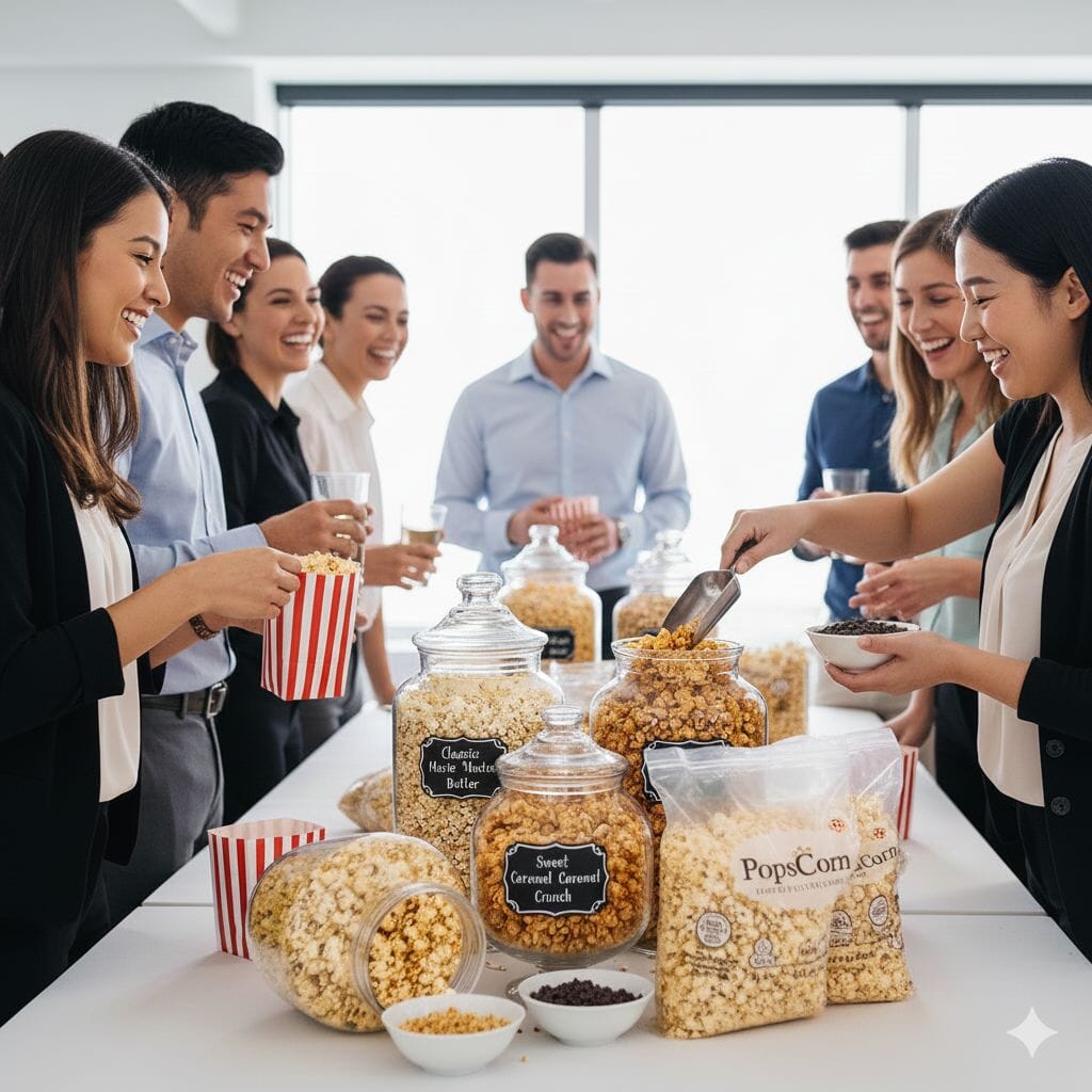 How Much Popcorn You Need for Your Next Office Bash | Pops Corn