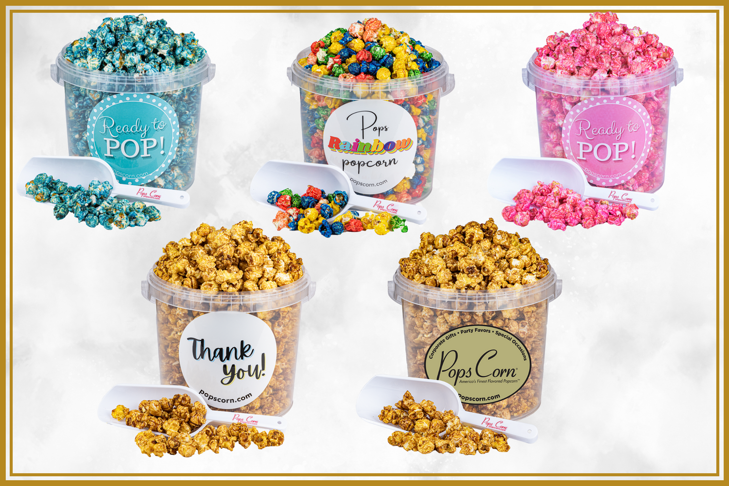 Gourmet Popcorn | Flavored Popcorn Tin and Bulk Popcorn | Pops Corn