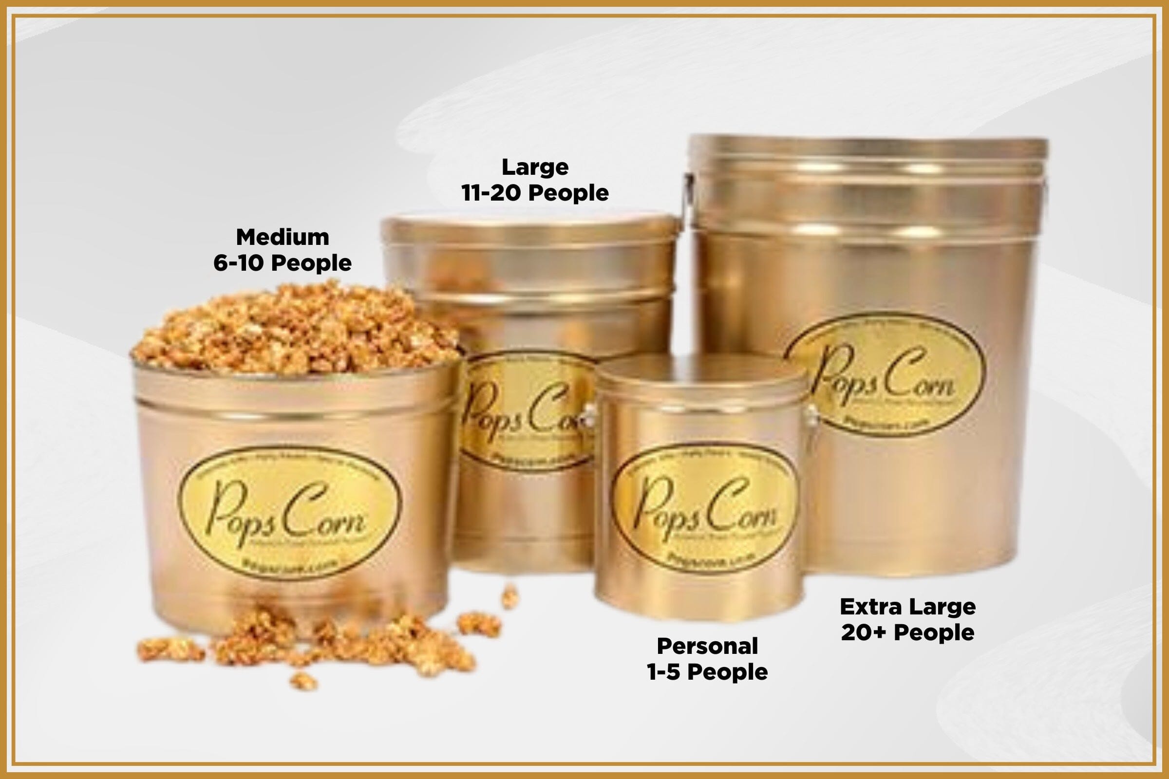 Gourmet Popcorn | Flavored Popcorn Tin and Bulk Popcorn | Pops Corn