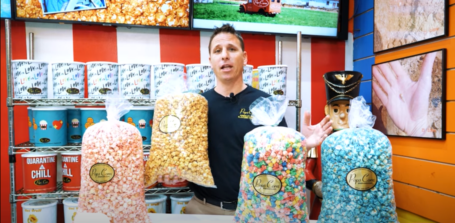 Gourmet Popcorn | Flavored Popcorn Tin and Bulk Popcorn | Pops Corn