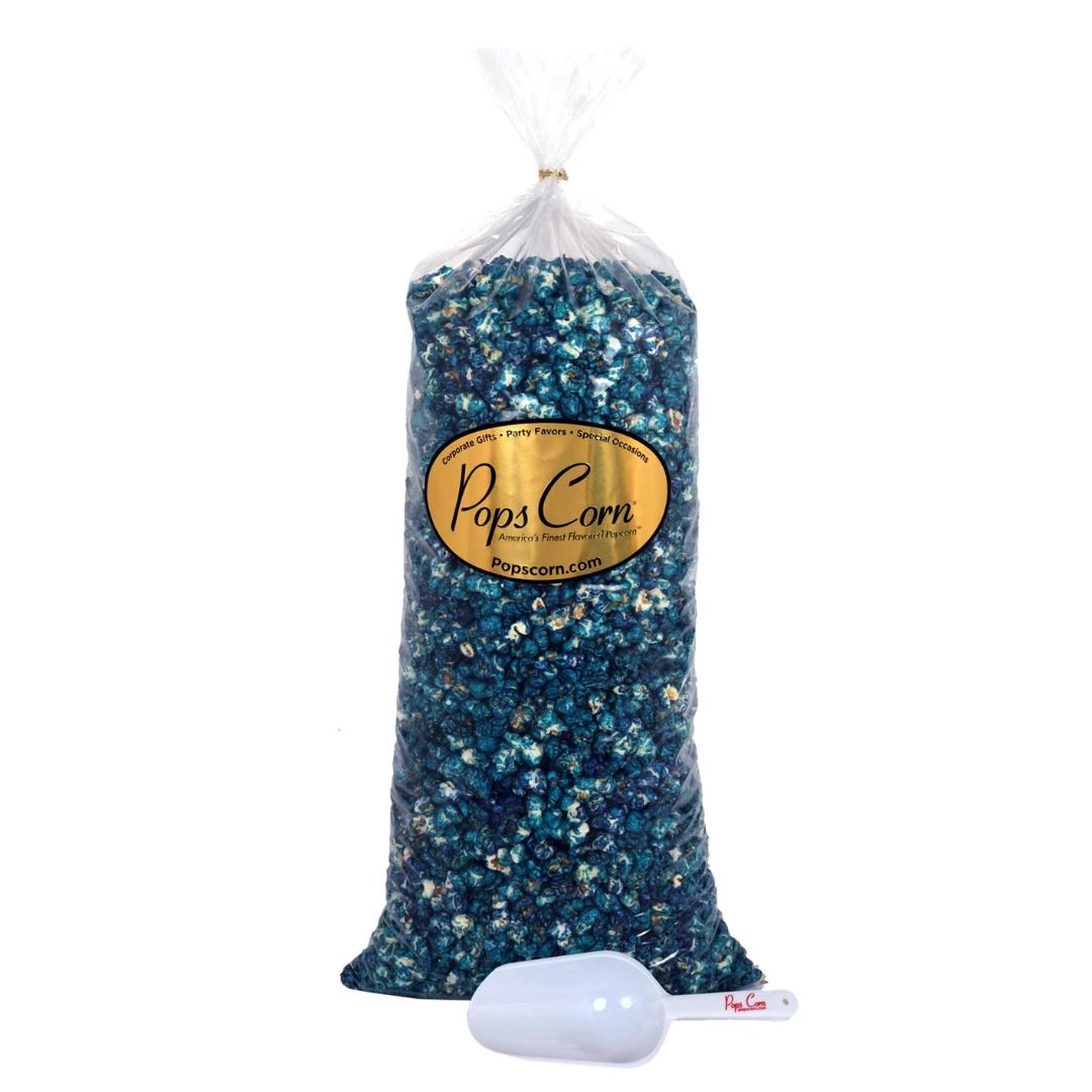 Blue Caramel and Blueberry Flavored Popcorn Party 5lb Bag | Pops Corn