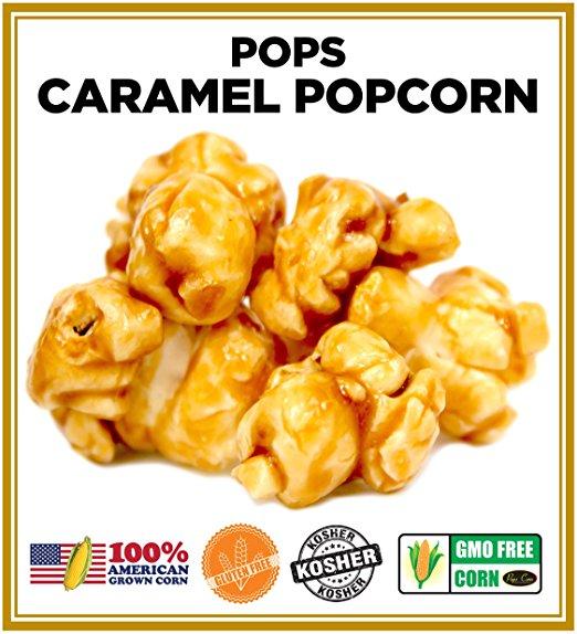 Gourmet Bulk Caramel Popcorn Party 5lb Bag | Pops Corn